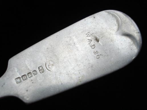 AG Militaria | WW1 Spoon Marked To The Karachi Artillery Volunteers
